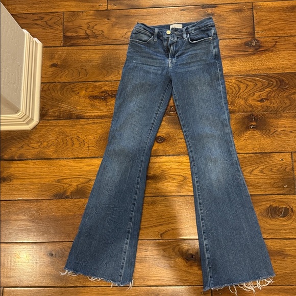 Frame Denim | Jeans | Frame Le High Flare Raw Edge Hem | Poshmark
